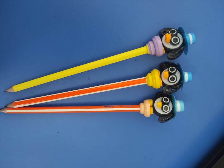 Beautiful Handmade Penguin Pencil Toppers | Daraz.lk