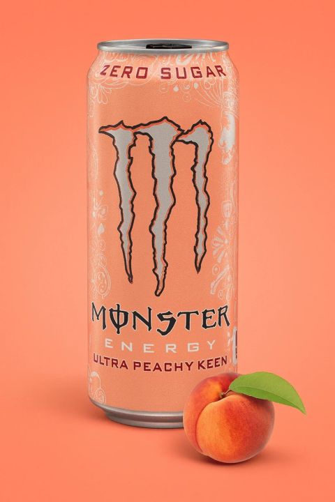 Monster Energy Ultra Peachy Keen (Zero Sugar) Energy Drink 500ml | Daraz.lk