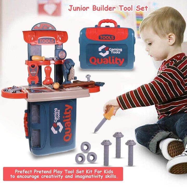 Royal Tool Set for Kids, Pretend Play Set Kit, Little Engineer Pretend ...