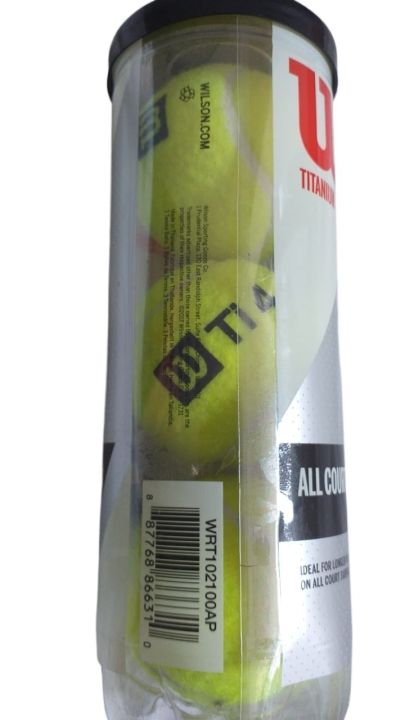 wti4 Original Sealed Tin 3 Balls Wilson Titanium WTI 4 Made in Thailand | Daraz.lk
