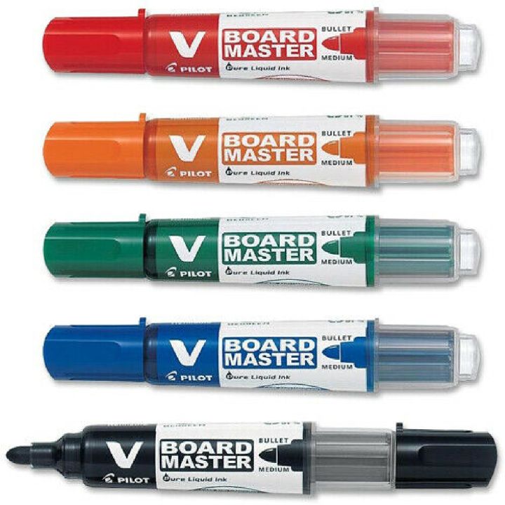 Pilot V Board Master White Board Marker Pen Medium ( Bullet Tip ...