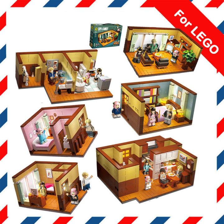 SPY FAMILY Building Blocks Spy's Home Anya Forger Yor Forger Twilight ...