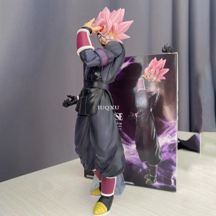 IUQXU Super Dragon Ball Heroes Figure Zamasu Black Goku 25cm PVC Action ...