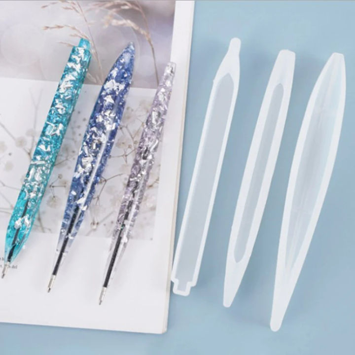 Pen Mold Set DIY Ballpoint refill pen Tube Pen Mold Epoxy Resin Molds ...