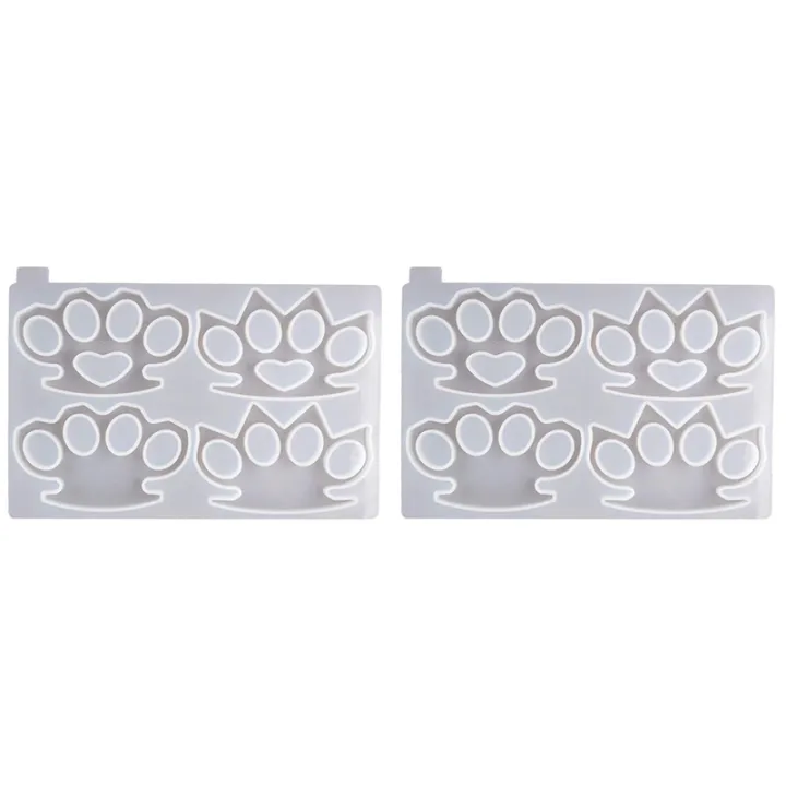 Brass Knuckle Silicone Mold Reusable Finger Silicone Ring Sleeve Mirror ...