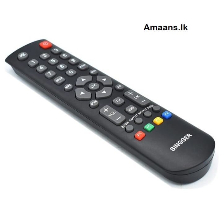 Singer / TCL LCD LED TV Remote Controller 3592 with Clicky buttons ...