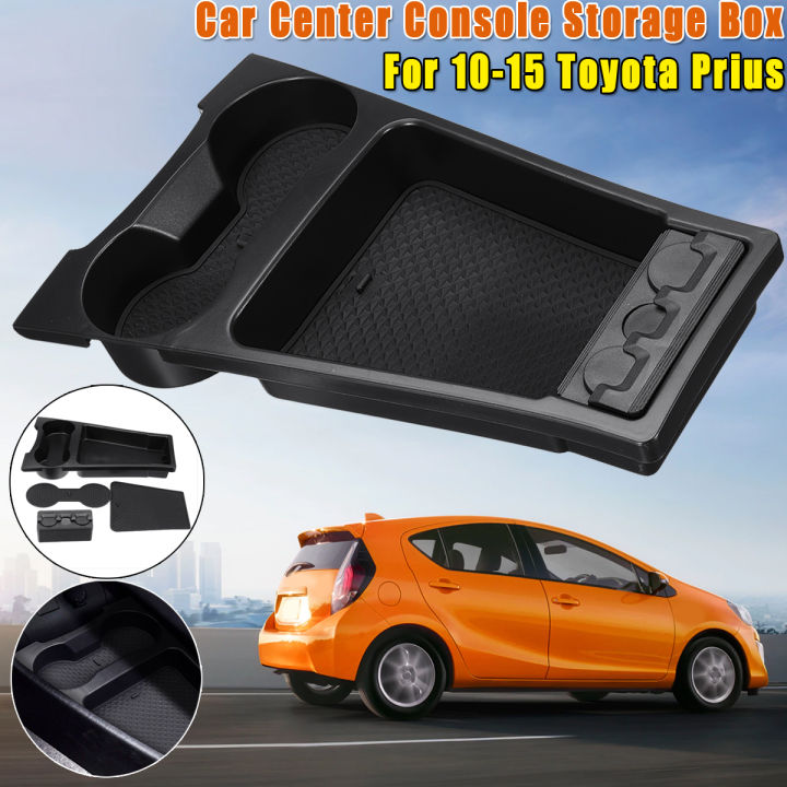 Car Center Console Organizer Storage Box Cup Holder For 2010-2015 ...