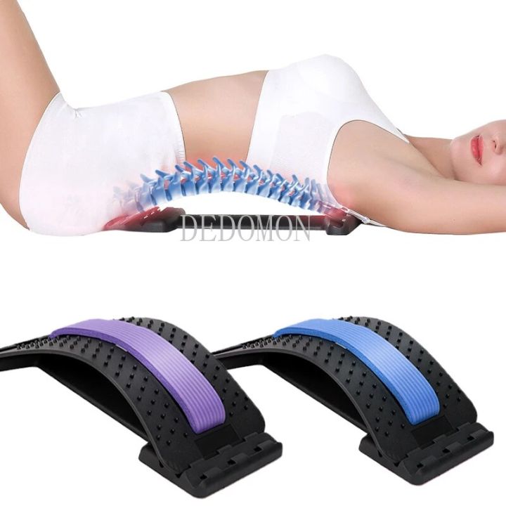 Multi-Level Adjustable Back Massager Stretcher Waist Neck Stretch ...