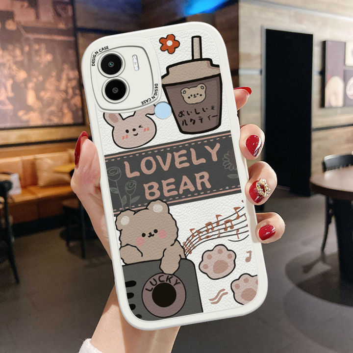 BILI for Redmi A1+ A2+ / A1 Plus / A2 Plus Cover Music Bear Lens ...