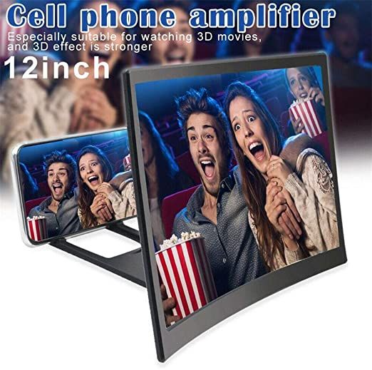 12 inch phone 3D magnifying screen HD eye protection video theatre ...