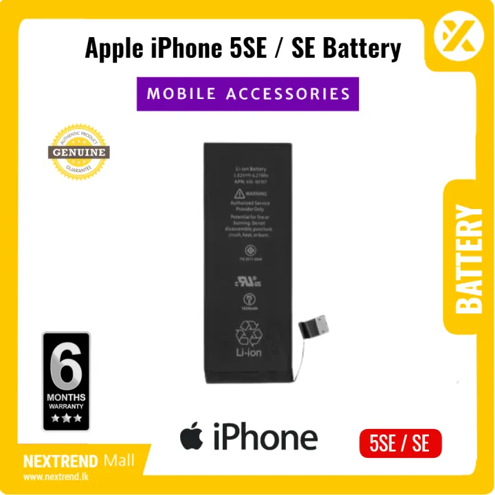 OEM Apple iPhone 5SE / SE 1st Gen 2016 Battery High Capacity ...