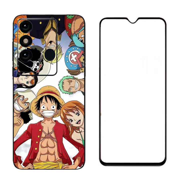 itel Vision 3 Plus Casing ONE Piece Protective Cover Case Tempered ...