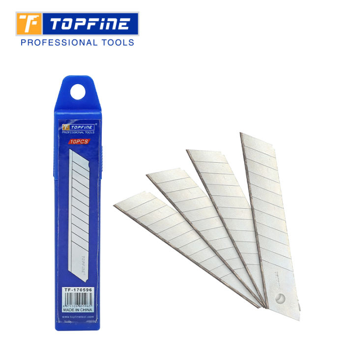 10pcs Topfine Paper Cutter Blade Set - 18x100mm - 0.5mm - TF-170596 ...