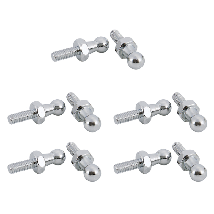 10pcs 10mm BALL STUD BOLT M6 for Gas Strut Struts Ball Ended Bolt ...