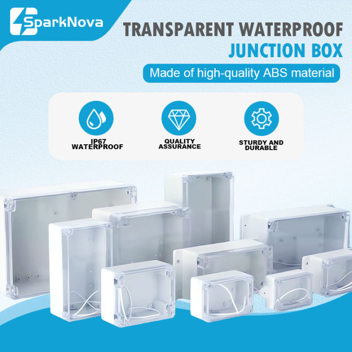 IP67 Plastic Transparent Waterproof Enclosure Box for Outdoor ...