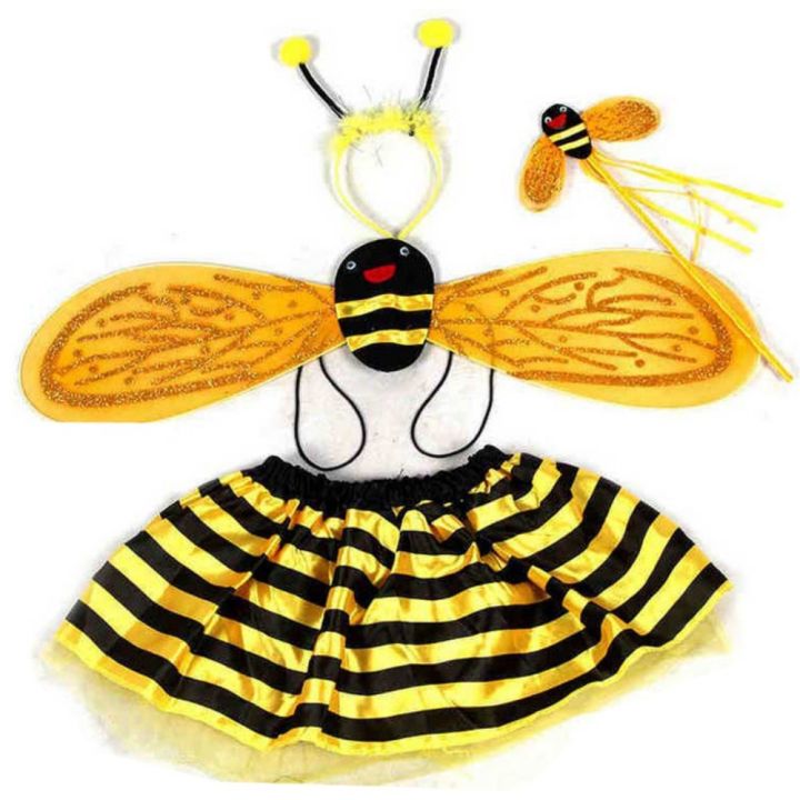 Princess Fairy Costume Set Halloween Costume Ears Headband Bee Wings ...