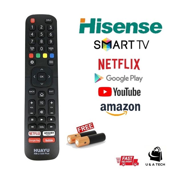 Hisense LED Smart TV Remote Controller L1335 & Free Batteries | Daraz.lk