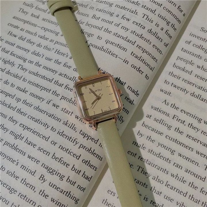 【Recently popular】Watch Hong Kong Style Light Luxury Simple Retro ...