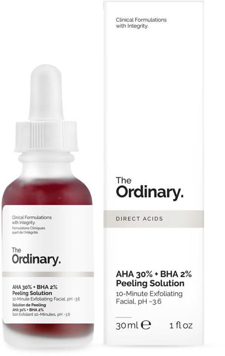 THE ORDINARY Direct Acids AHA 30% + BHA 2% Peeling Solution 30ml ...