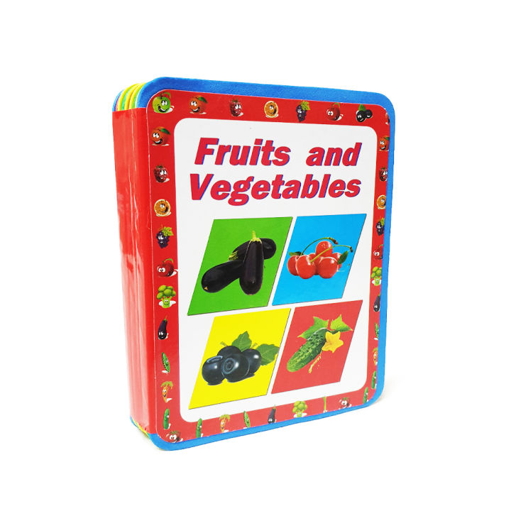 Fruits And Vegetables Name Mini Learning Book | Daraz.lk