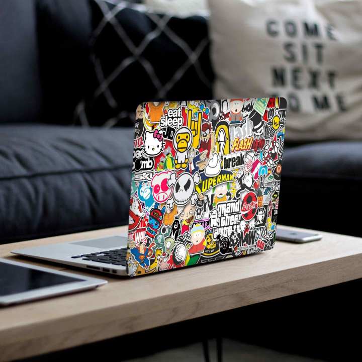 GTA Abstract Laptop Skins with Touchpad Skin Laptop Sticker | Daraz.lk