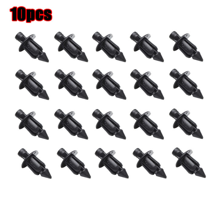 10pcs 6mm Rivet Fairing Body Trim Panel Fastener Screw Push Pin Clips ...