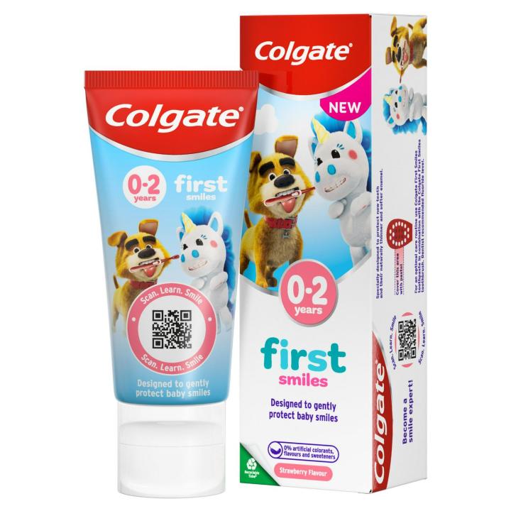 Colgate Kids Mild Fruit 0-2 Years Baby Toothpaste 50ml (UK) | Daraz.lk