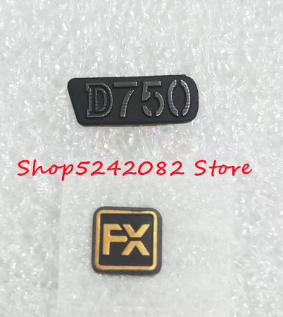 NEW For D750 LOGO Lable Front Left Side FX Base Name Plate Nameplate ...