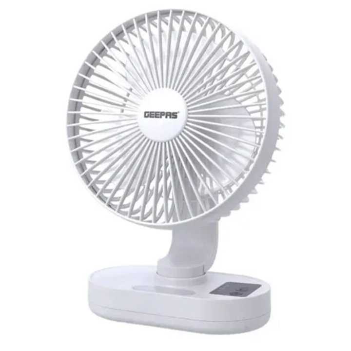 Geepas Rechargeable Fan With Light | Daraz.lk