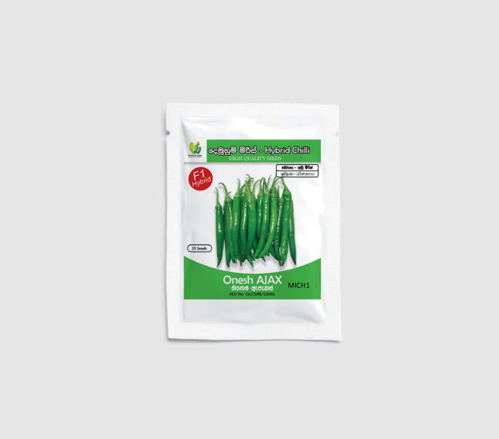 Chilli, Amu Miris F1 Hybrid, Onesh Ajax MICH1 25 Seeds Pack | Daraz.lk