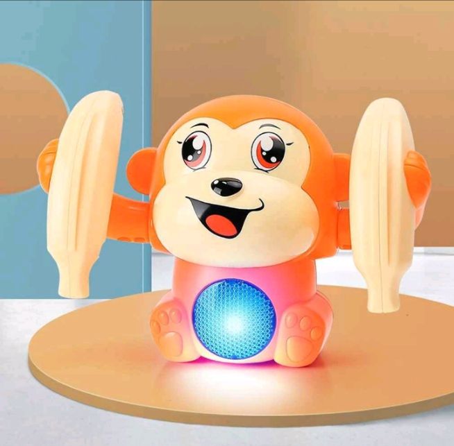 【Tento】Rolling Banana Monkey Toy with Voice/Touch Sensor on dancing ...