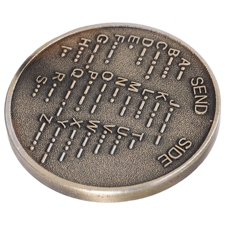 CW Morse Code Commemorative Coins CW Training Coin Morse Code Training ...