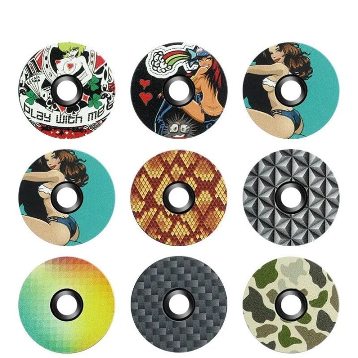 bike modified parts 1 Set MTB Road Bike Bowl Cover Bicycle Stem Top Cap ...