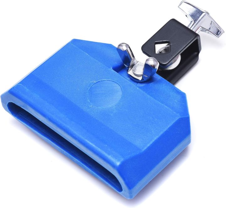 Jam Block with stick Musical Percussion Instrument, Plastic, Blue Drum ...