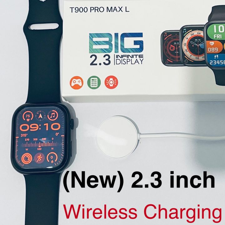 Smart Watch T900 Pro Max L 2.3 inch Wireless Charging New Series 9 Smartwatch Bluetooth Call ...