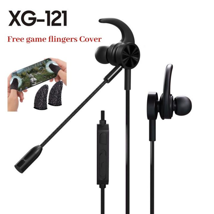 Mobile Gaming Headset with Mic XG-121 Wired In-Ear Earphone Gaming ...