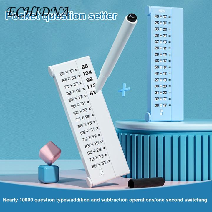 ECHIDNA Oral Calculation Board Portable Children's Counting Addition ...