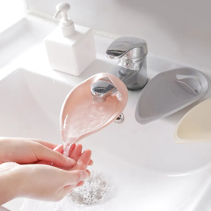 Soft Plastic Water Tap Extension For Hand Washing Sink Faucet Extension ...