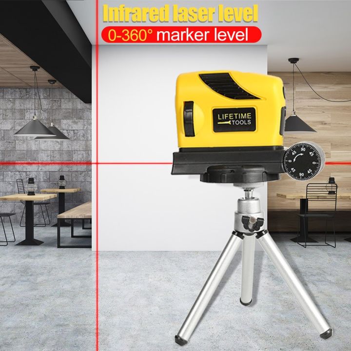 Infrared Laser Level Tool Multipurpose Professional Automatic Cross Line Infrared Laser Leveler ...