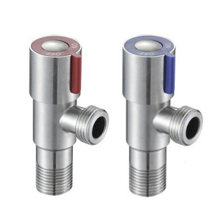 KOGEEK 304 stainless steel angle valve manufacturers red and blue water ...