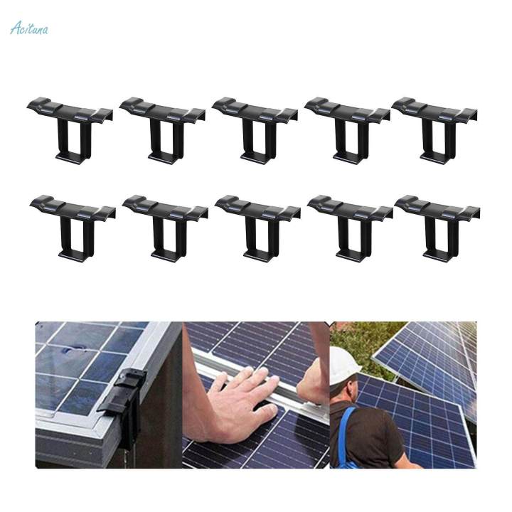 10Pcs Water Drain Clips Pv Module Maintenance Photovoltaic Clip Mud ...