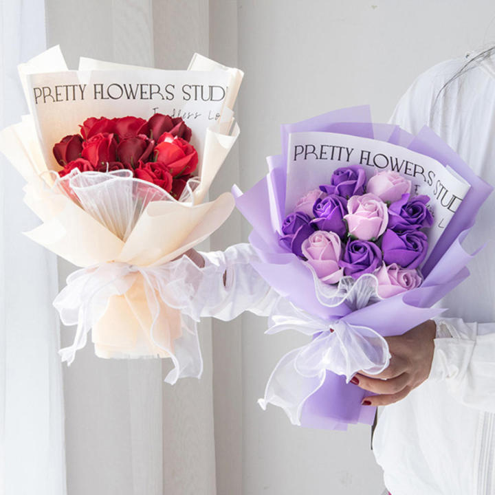 Soap Flower Wedding Decorations Aestheticism 4 Colors Eternal Flower ...