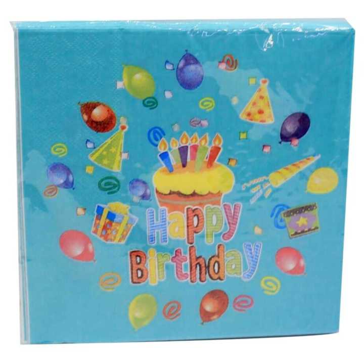 Happy Birthday Tissues (20 Pcs)Set Pack | Daraz.lk