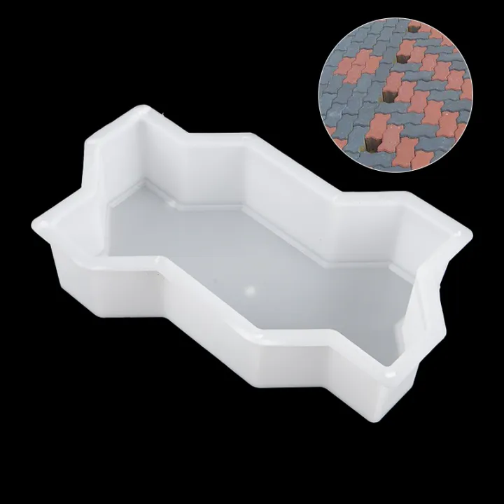 DIY Path Maker Concrete Molds Garden Pavement Mold Road Path Paving ...