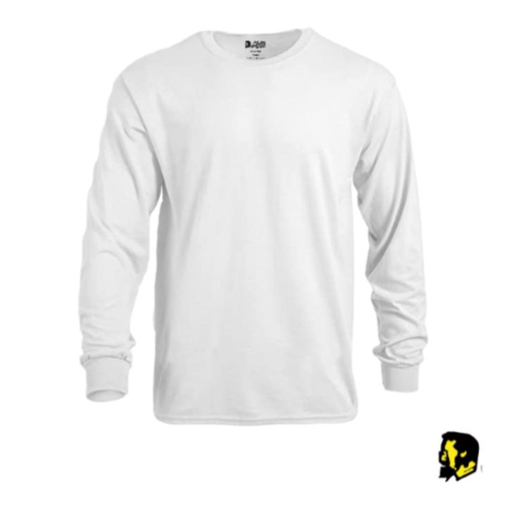 Moffi Essentials- Men's Long Sleeve T-Shirt - White | Daraz.lk