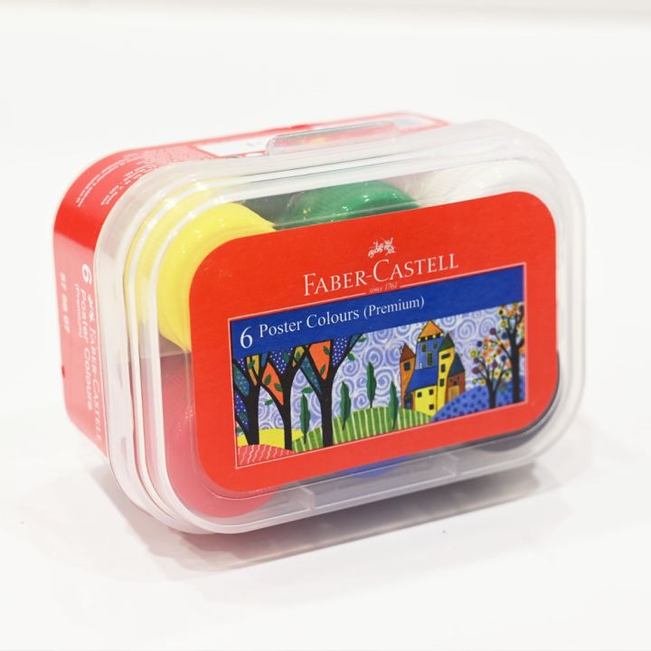 Faber Castell Poster Colors Set of 6 Tin | Daraz.lk
