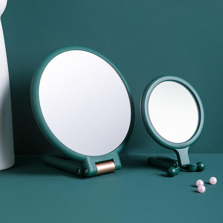Folding Portable Mirror Handle Mirror Mini Desktop Dressing Mirror Mini ...