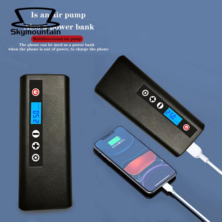 Tire Inflator Mini Portable Multifunctional Air Compressor Pump | Daraz.lk