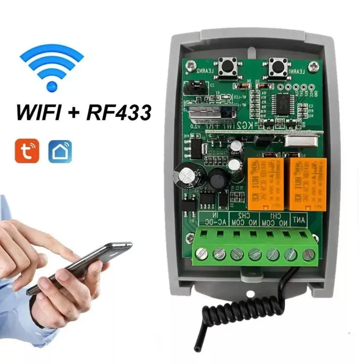 Remote Door Access Control Secure Smart Garage Door Programmable ...