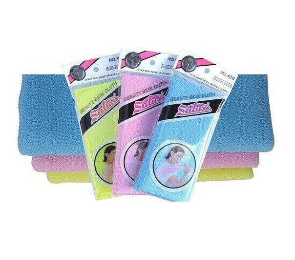 Salux Nylon Japanese Exfoliating Beauty Skin Bath or Shower High ...
